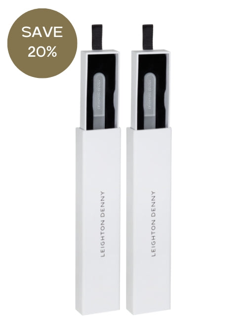 Small Crystal Nail File Duo | Leighton Denny